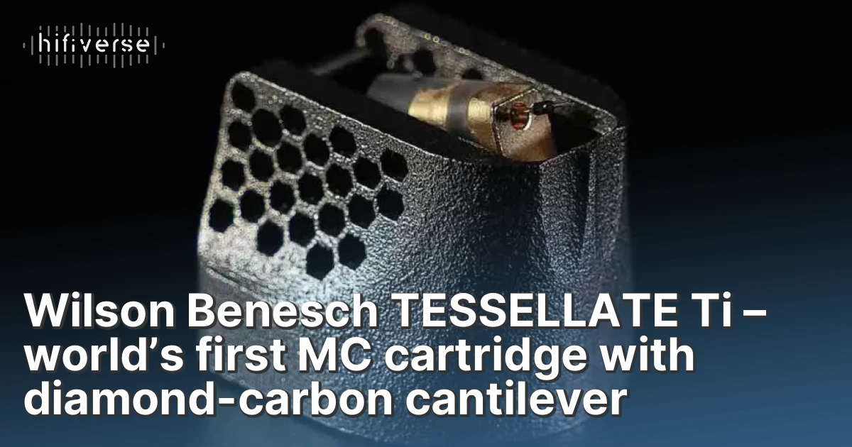 Wilson Benesch TESSELLATE Ti – world’s first MC cartridge with diamond ...