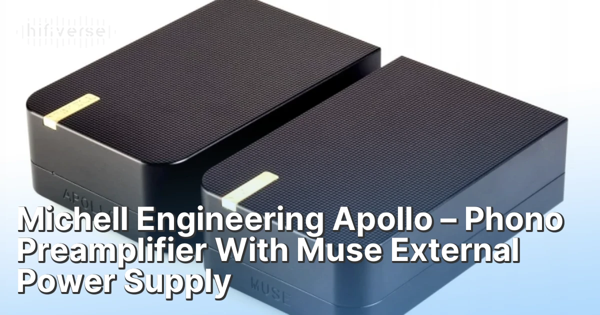 Michell Engineering Apollo – Phono Preamplifier With Muse External ...