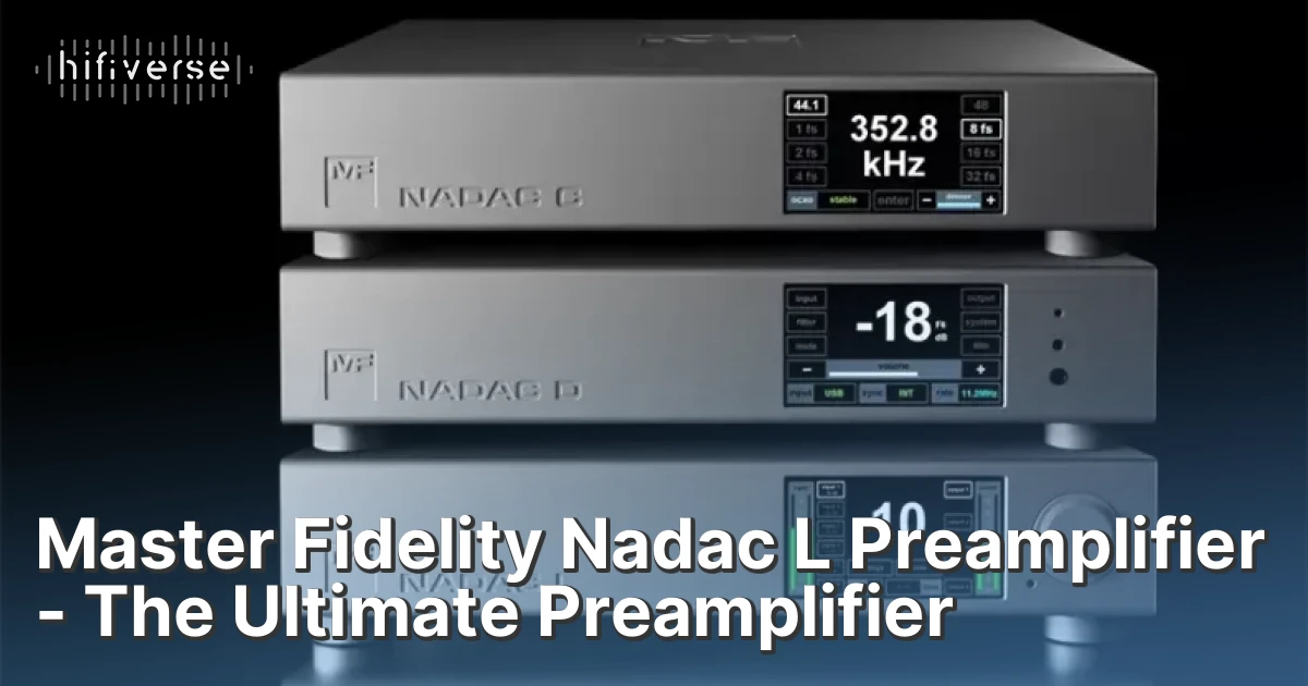 Master Fidelity Nadac L Preamplifier - The Ultimate Preamplifier ...