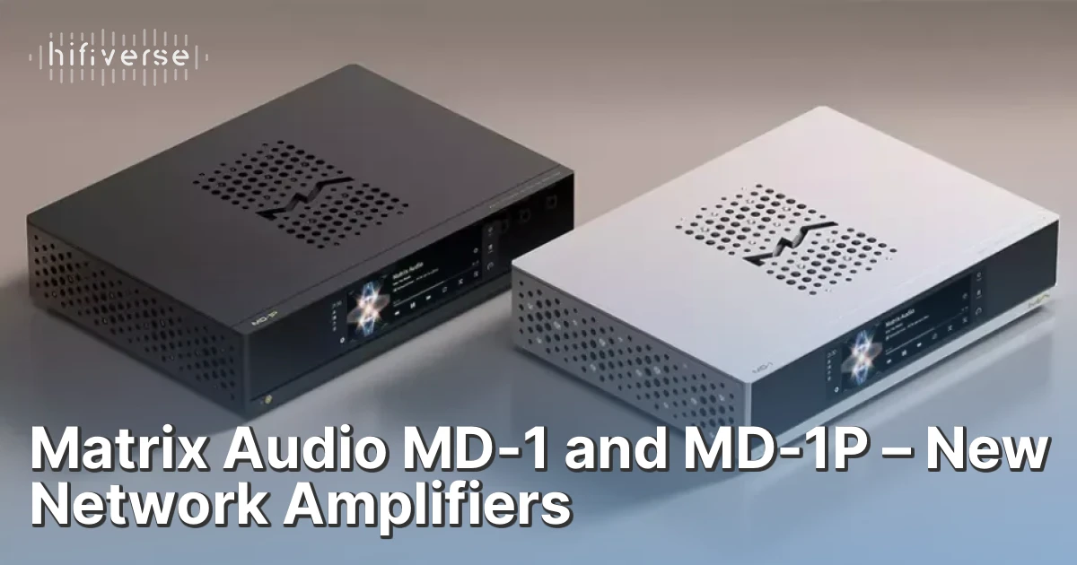 Matrix Audio MD-1 and MD-1P – New Network Amplifiers - Hifiverse