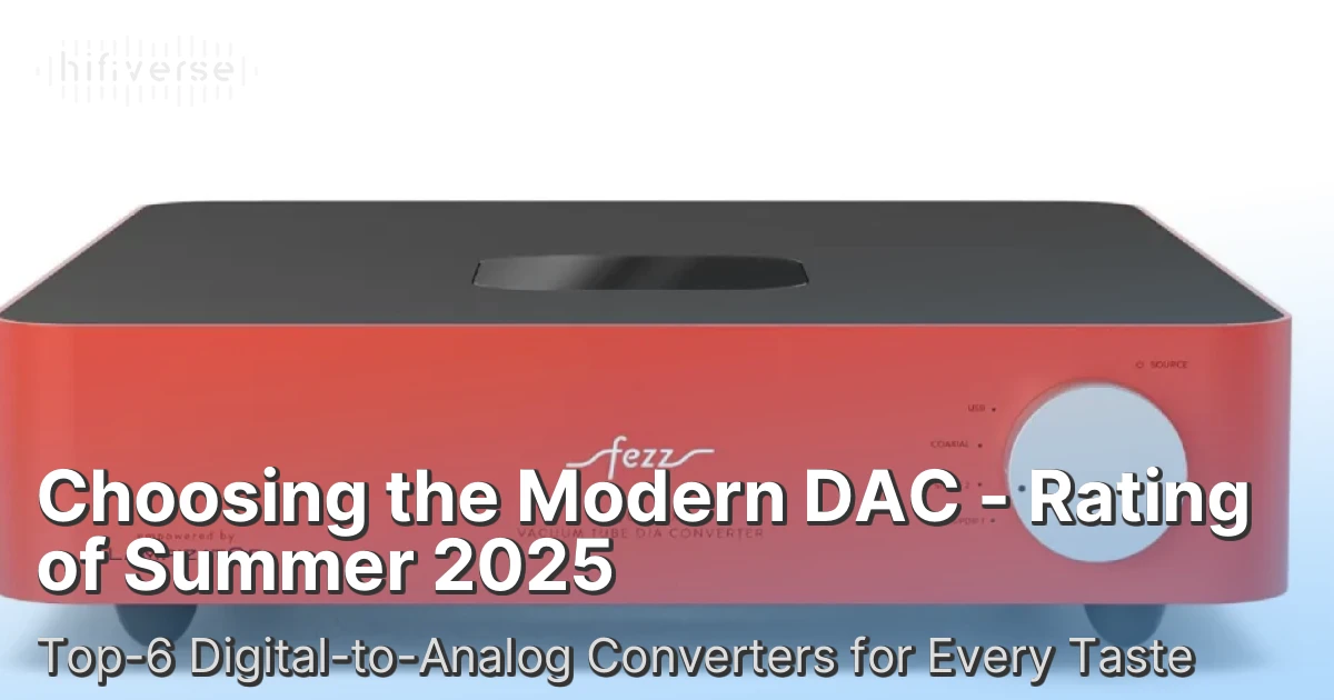 Choosing the Modern DAC - Rating of Summer 2025. Top-6 Digital-to ...