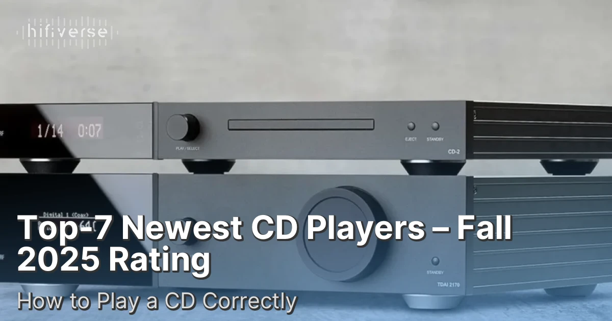 Top-7 Newest CD Players – Fall 2025 Rating. How to Play a CD Correctly ...