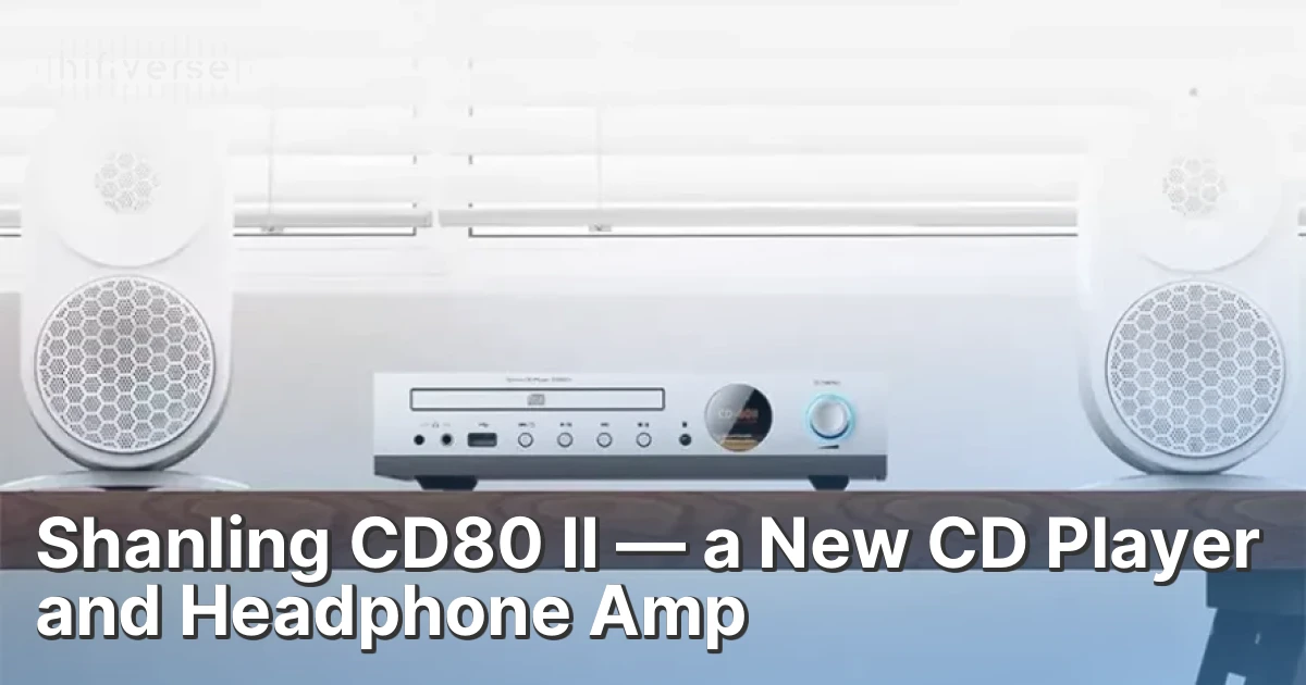 Shanling CD80 II — a New CD Player and Headphone Amp - Hifiverse