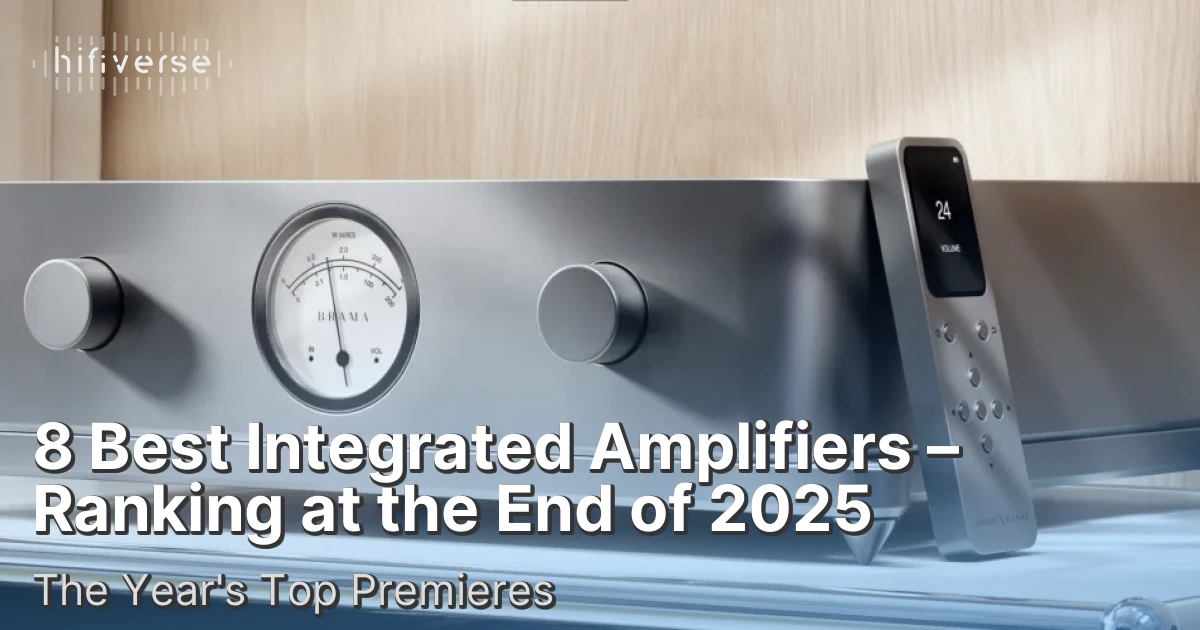 8 Best Integrated Amplifiers – Ranking at the End of 2025. The Year's ...