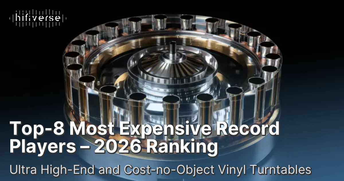Top-8 Most Expensive Record Players – 2026 Ranking. Ultra High-End and ...
