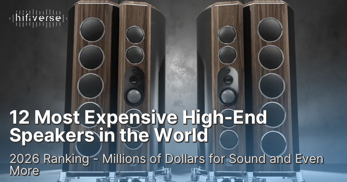 12 Most Expensive High-End Speakers in the World. 2026 Ranking ...