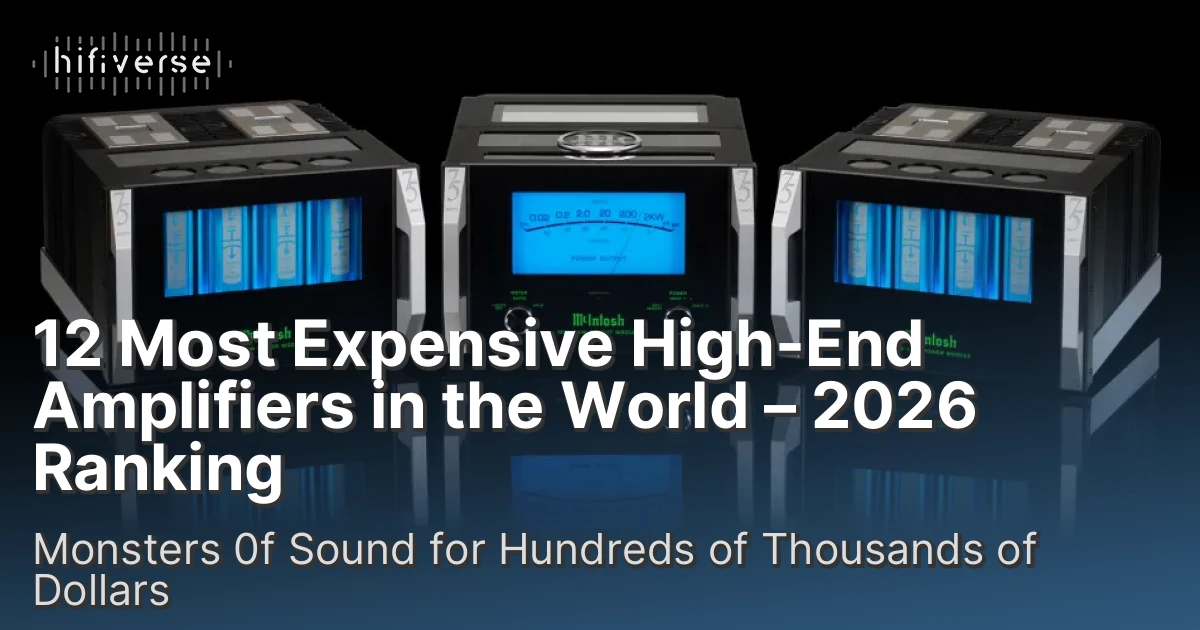 12 Most Expensive High-End Amplifiers in the World – 2026 Ranking ...