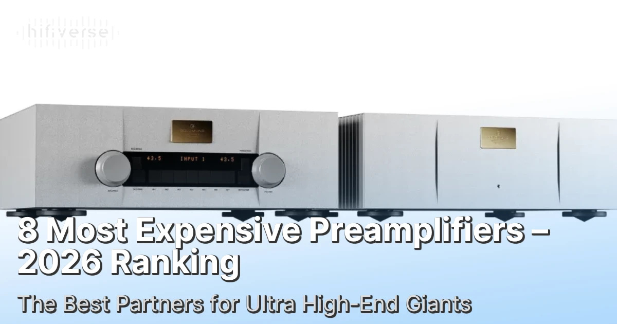 8 Most Expensive Preamplifiers – 2026 Ranking. The Best Partners for ...
