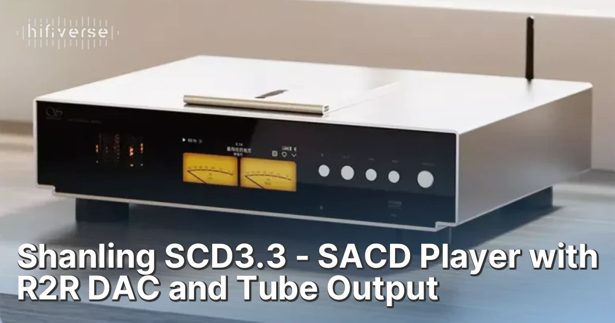 Shanling SCD3.3 - SACD Player with R2R DAC and Tube Output - Hifiverse